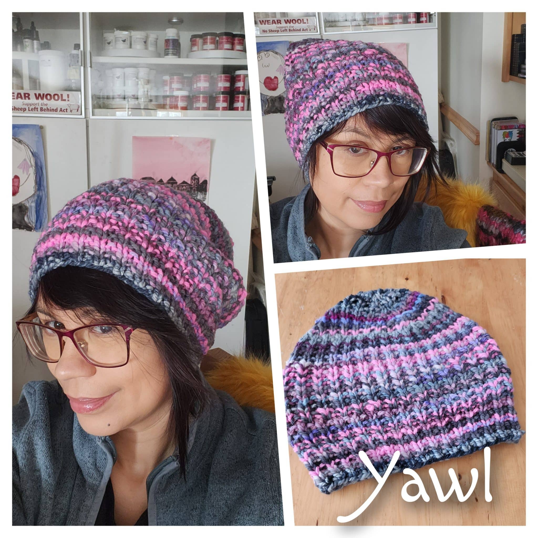 5 Free and Easy Hat Patterns to make with Handspun Yarn - leilani handmade