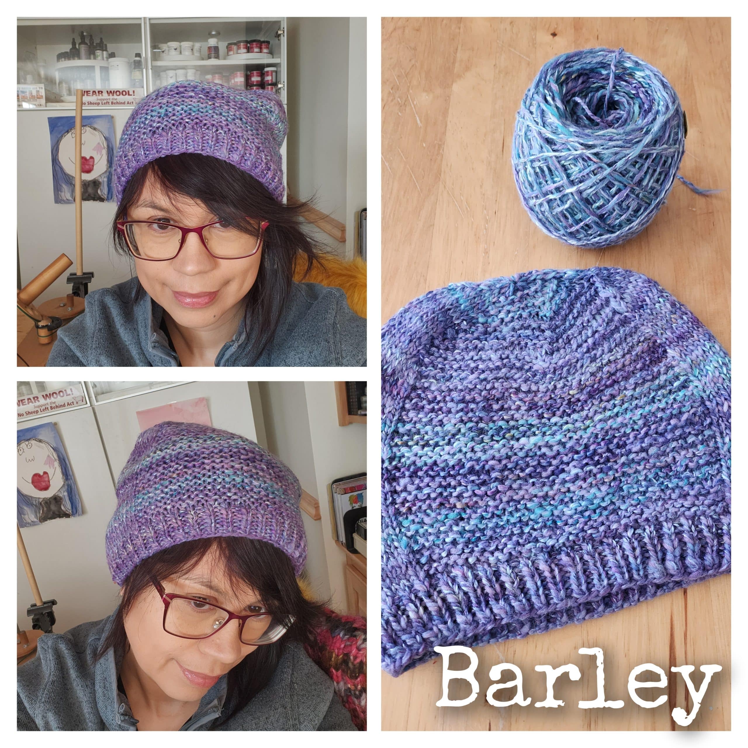 5 Free and Easy Hat Patterns to make with Handspun Yarn - leilani handmade